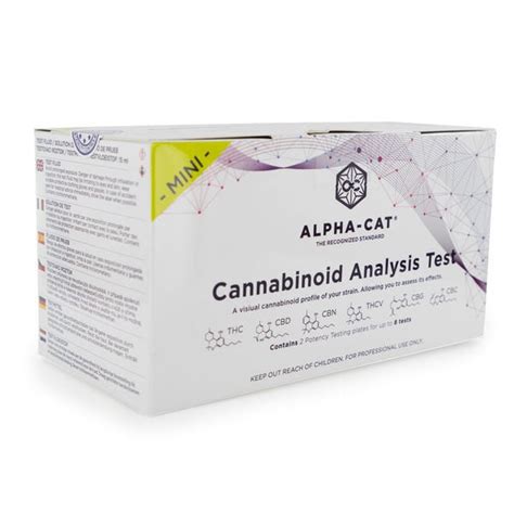 Cannabinoid Test Mini Kit Alpha Cat Zamnesia