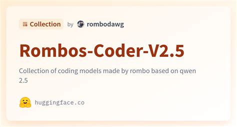 rombos coder v2 5 a rombodawg collection