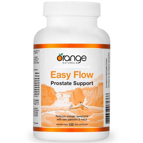 Orange Naturals Easy Flow Prostate Support 120 Vegetable Capsules