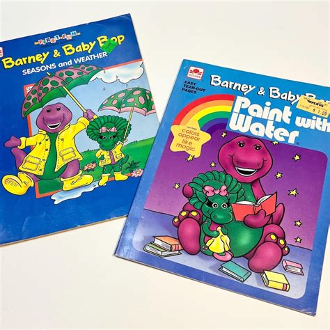 Barney Book Etsy