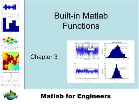 Chapter 3 Built In Matlab Functions Ppt