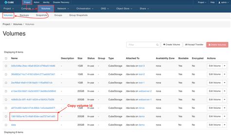 Create A Full Backup Action Welcome To The Bigstack Cube Platform