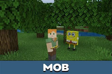 Spongebob Mod Minecraft Pe Bedrock Mod