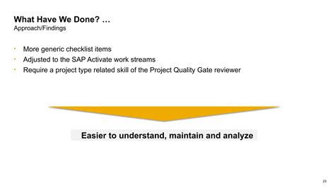 Sap Activate Methodology Quality Gate Checklist Pptx