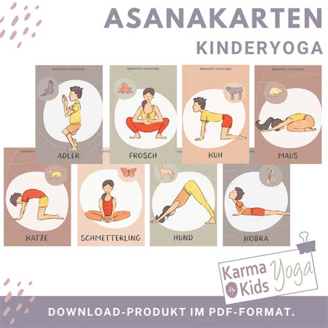Kinderyoga Karten Als Pdf Zum Runterladen Und Ausdrucken