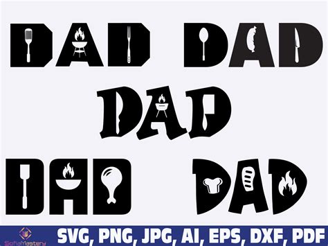 Grill Dad Dad Life Bbq Svg Graphic By Sofiamastery · Creative Fabrica