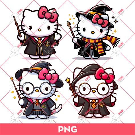 Hello Kitty In Hogwarts Png Svg Dreamer