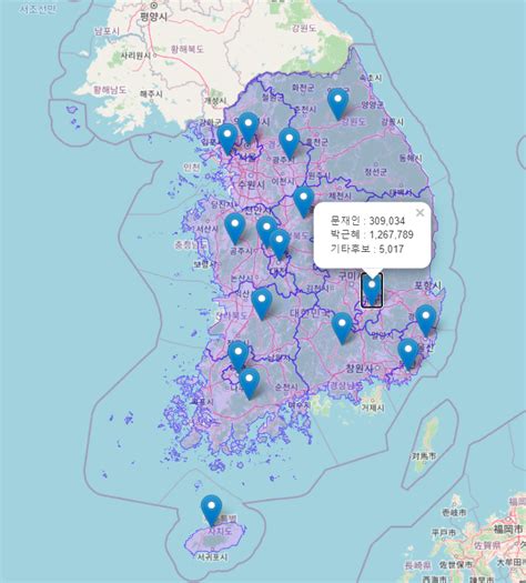 3 Shapefile을 Leaflet 결합 R Tidyverse 질의응답