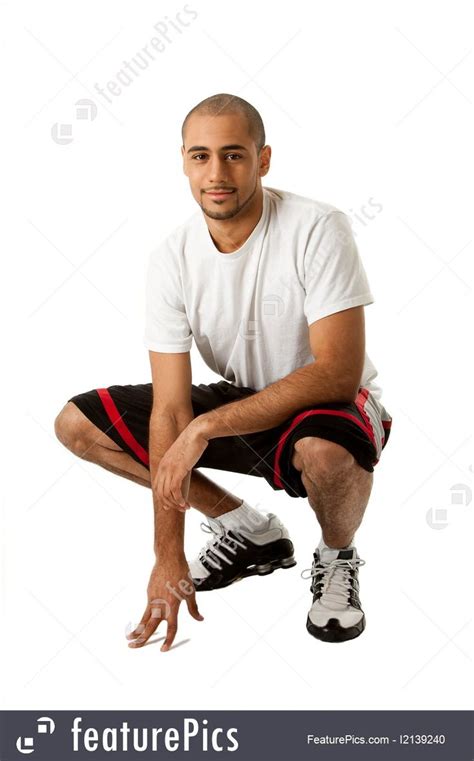 Male Crouching Pose Reference Male Crouching Pose Reference