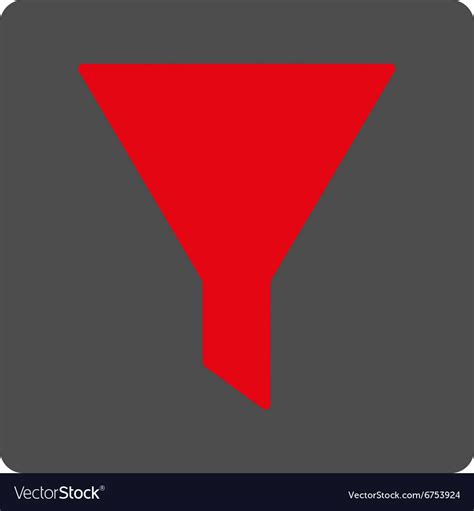 Filter Rounded Square Button Royalty Free Vector Image