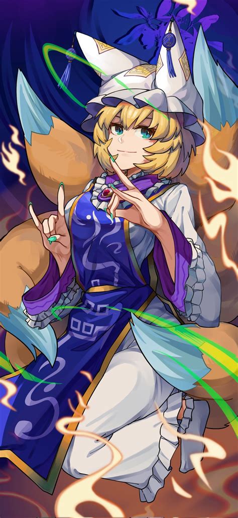 Yakumo Ran Touhou Drawn By Onionmay Danbooru