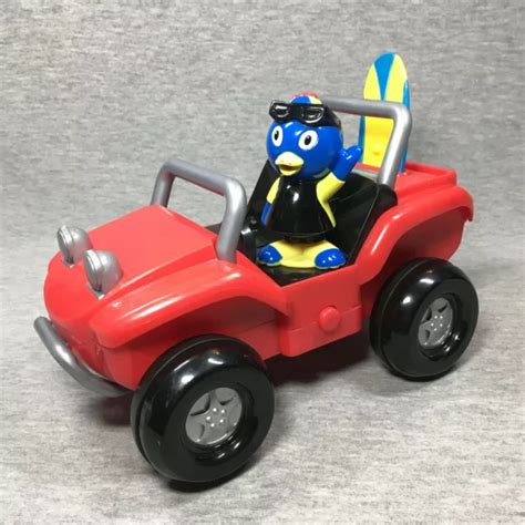 Rare Backyardigans Pablo Bobblin Dune Buggy W Bobble Head Figure