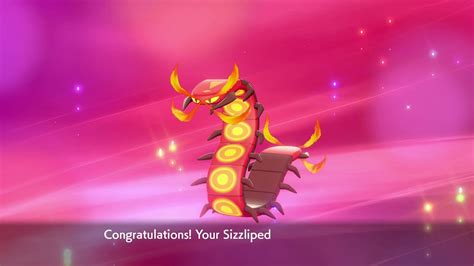 Pokemon Shield Evolving Sizzlipede Youtube