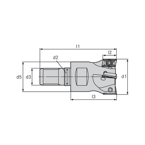 Atorn High Performance Angular Milling Cutter 90° With Thread