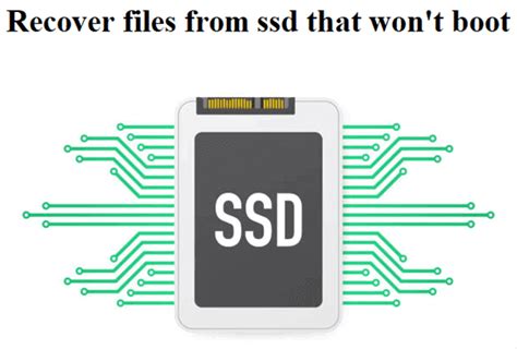 Guide How To Recover Data From Ssd That Wont Boot