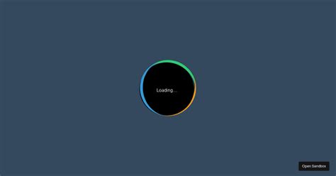 loading animation codesandbox