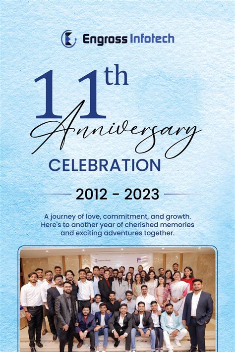 Engross Infotech On Linkedin 11thanniversary Gratitude Companyanniversary 11years