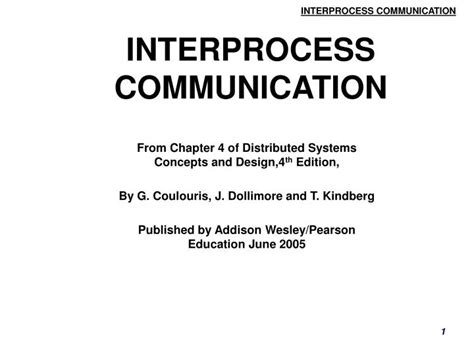 ppt interprocess communication powerpoint presentation free download