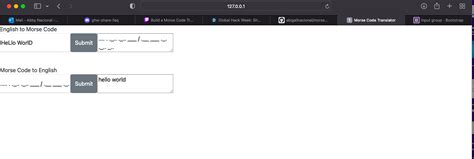 Morse Code Translator Devpost