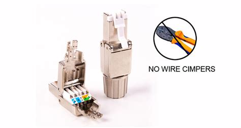 Buy Wholesale China Cat7 Tool Free Tool Less Plug Ftp Rj45 Connector