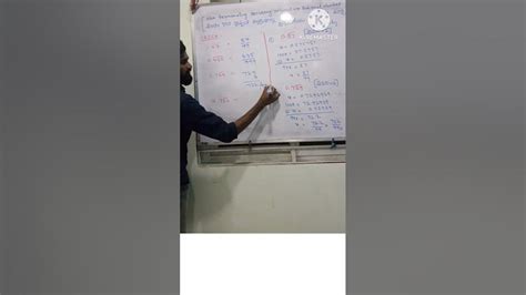 converting non terminating recurring decimal to rational number maths