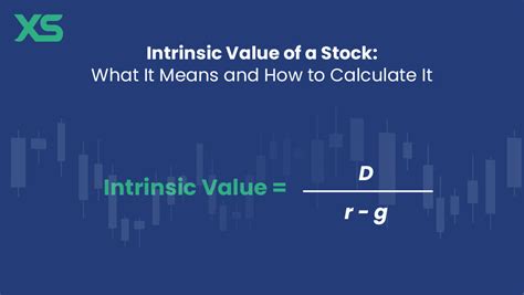 Intrinsic Value Of A Stock What It Means And How To Calculate It Xs