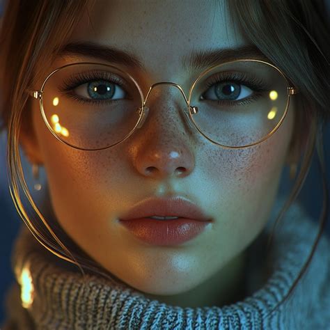 Teen Girl Powerful Gaze Ultrarealistic 4k Portrait Intense Expression