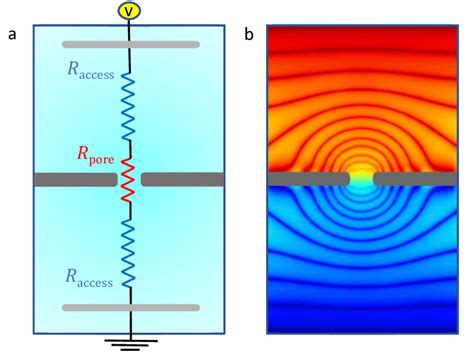 Series Representation Of The Ionic Resistance A The Fluidic Cell