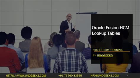 Oracle Fusion Hcm Lookup Tables Oracle Fusion Human Capital Management