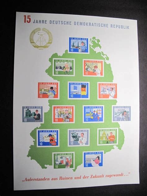 Ddr 1964 15 Jahre Ddr Block Gebraucht In Wil Sg Für Chf 12 Mit Lieferung Auf Ricardo Kaufen
