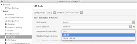 ios 11의 아키텍처 변경 내용 xamarin microsoft learn