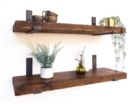 Industrial Shelves Inverted Steel Bracket Shelf