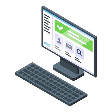 Premium Vector Computer Security Icon Isometric Vector Data Software Safe Protection