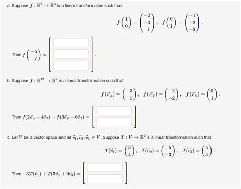 solved a suppose f r2r3 is a linear transformation such
