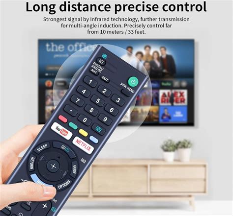 Wdzp Universal Remote Control For All Sony Lcd Led Hdtv Smart Bravia