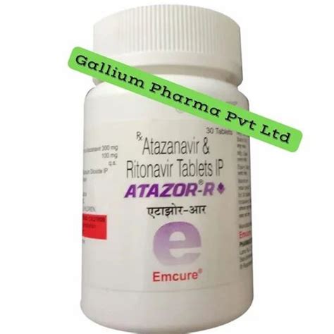 Atazanavir And Ritonavir Tablets Ip At Rs 3322 Bottle Atazanavir In Nagpur Id 22228584612
