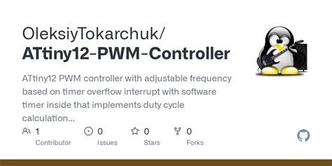 Github Oleksiytokarchuk Attiny Pwm Controller Attiny Pwm Controller With Adjustable