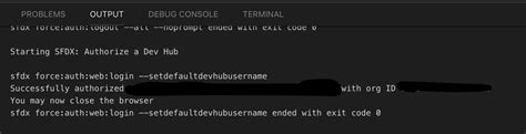 salesforcedx cli cannot connect to salesforce org from vs code