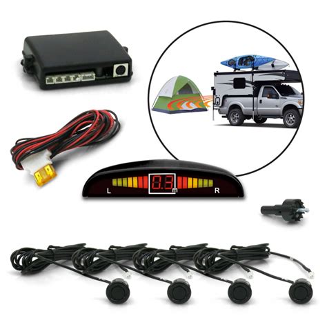 Universal Car Backup Reverse Sensor LED Display Radar Sound Parking Alarm Alert