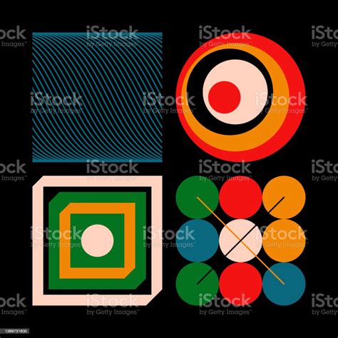 다양한 기하학적 모양과 요소로 만든 추상 벡터 패턴 그래픽 디자인에 대한 스톡 벡터 아트 및 기타 이미지 디자인 스위스