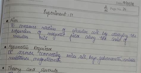 B Tech First Year Experiments