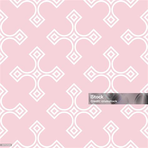 Geometric Pattern For Wallpapers Pale Pink Seamless Background Stock Illustration Download