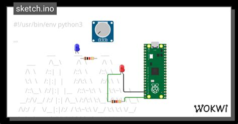 Toggling LED Wokwi ESP32 STM32 Arduino Simulator
