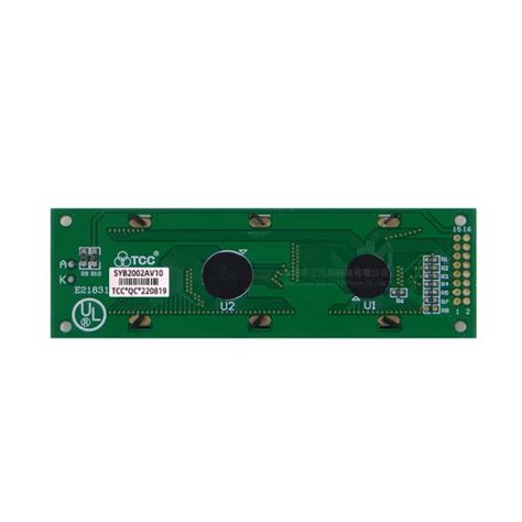 Pin Character Display Bit Parallel FSTN Monochrome LCD Module Character LCD And