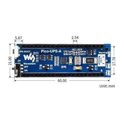 Waveshare UPS Module A For Raspberry Pi Pico WS