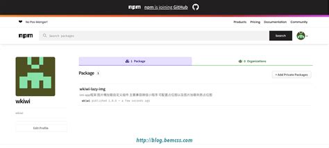 发布属于自己的第一个npm包 wkiwi的博客——学历是过去 能力是现在 学习是未来！