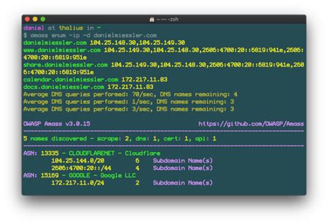 Amass — Automated Attack Surface Mapping Daniel Miessler