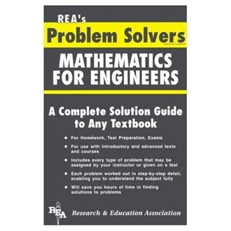 mathematics for engineers problem solver problem solvers solution