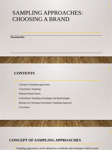 Sampling Approaches Final Pdf