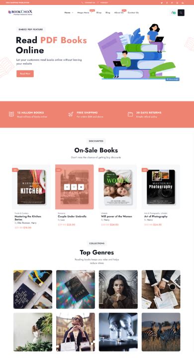 Choix Bookstore Elementor Woocommerce Wordpress Theme By Acmee Themeforest